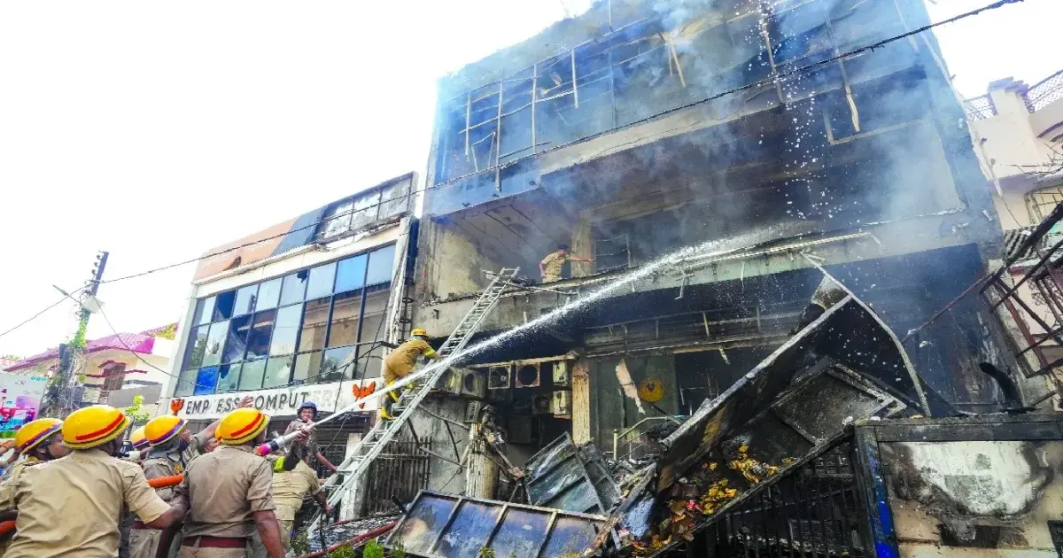 Lucknow Building Fire Claims 15 Lives, FIR Registered, Site Sealed As ...