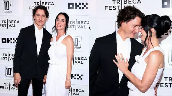Katy Perry And Justin Trudeau Make First Official Red Carpet Appearance ...