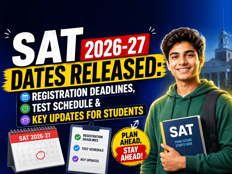 SAT 2026-27 Dates Released: Registration Deadlines, Test Schedule & Key ...