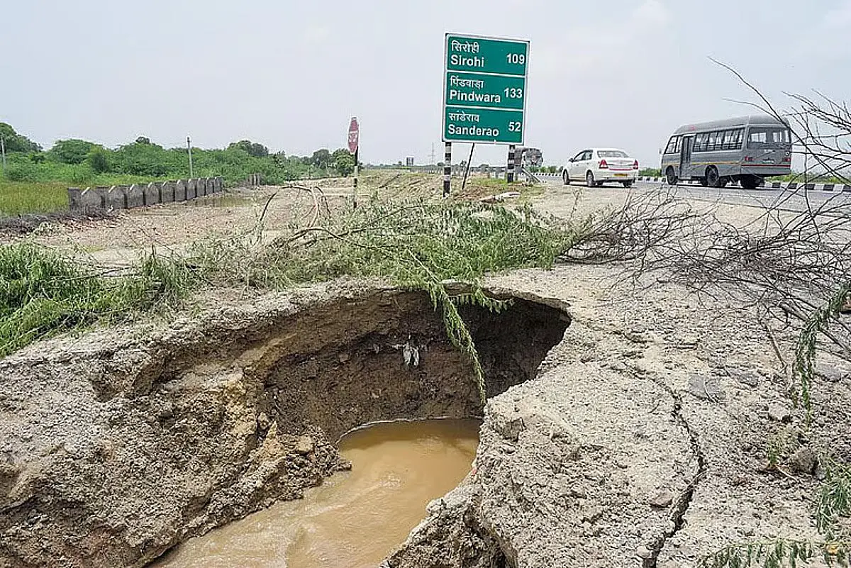 Rajasthan's rains are rewriting desert records, with 154% excess ...