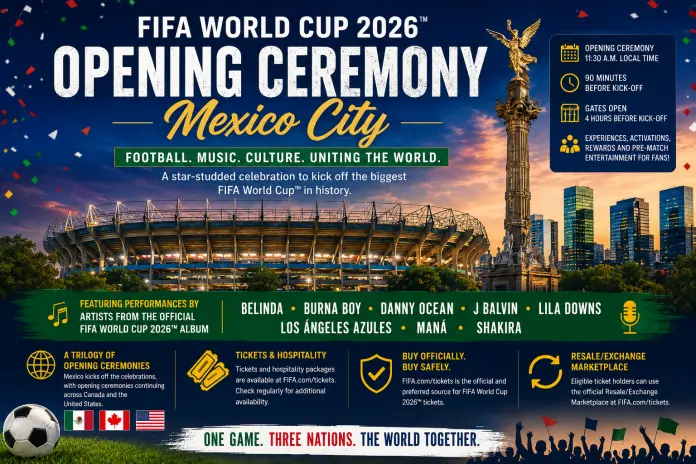 FIFA World Cup 2026 Opening Ceremony in Mexico City to Feature Star ...