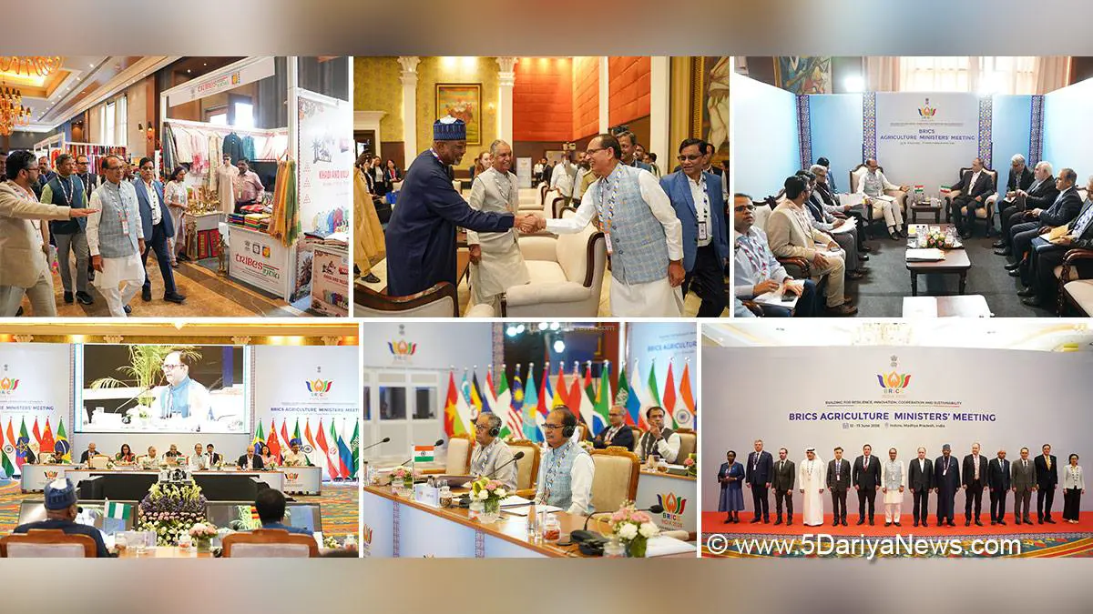 New resolve for BRICS agricultural cooperation from Indore : Shivraj ...