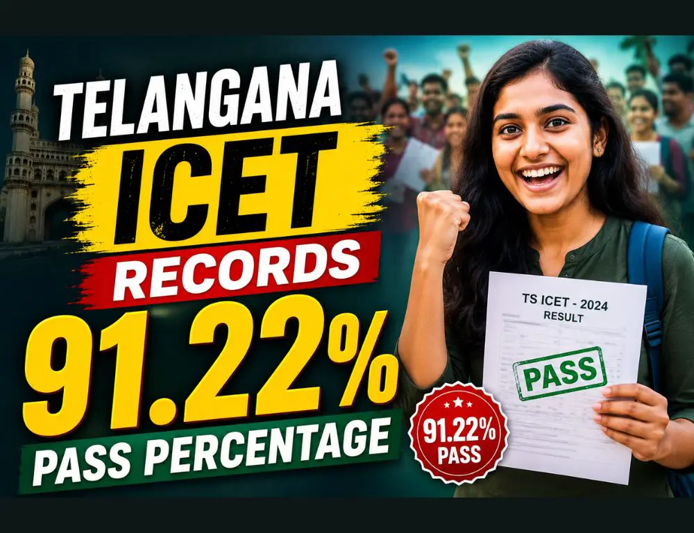 Telangana ICET Records 91.22% Pass Percentage | Dailyhunt