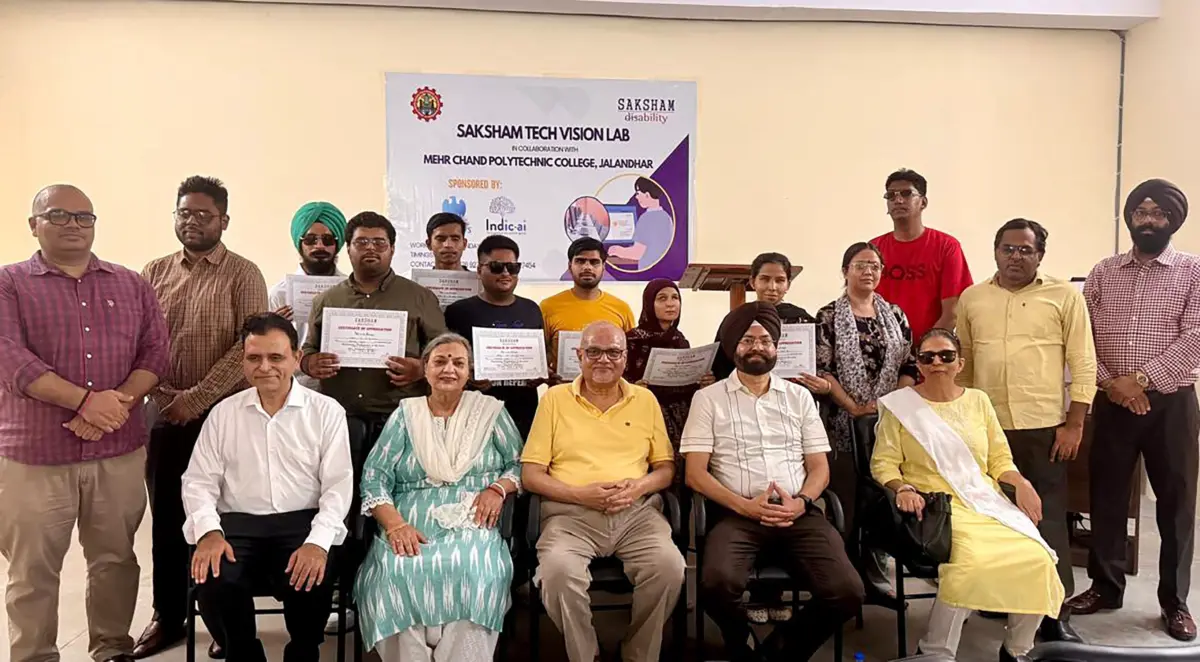 Jalandhar: 10 visually impaired youth equipped with computer skills ...