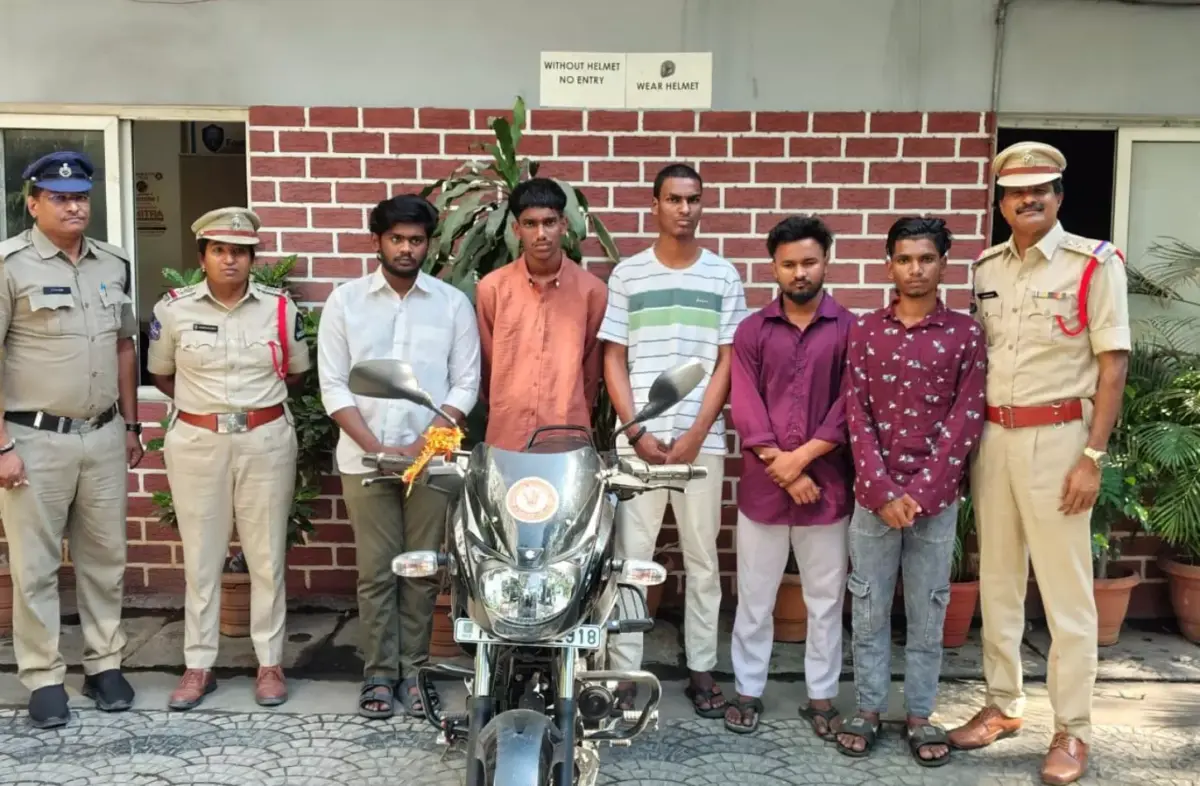 Viral video leads to arrest: 5 youth held for dangerous triple-riding ...
