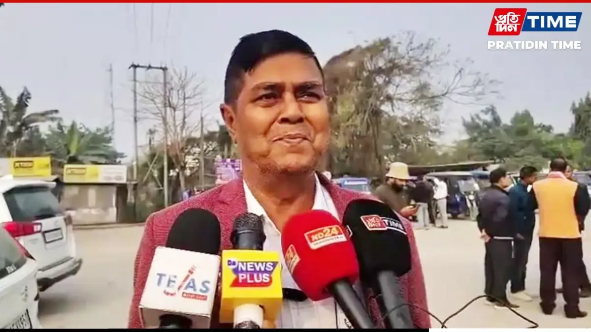 MLA Manoranjan Talukdar Challenges Ranjit Dass to Contest in 2026 Polls ...