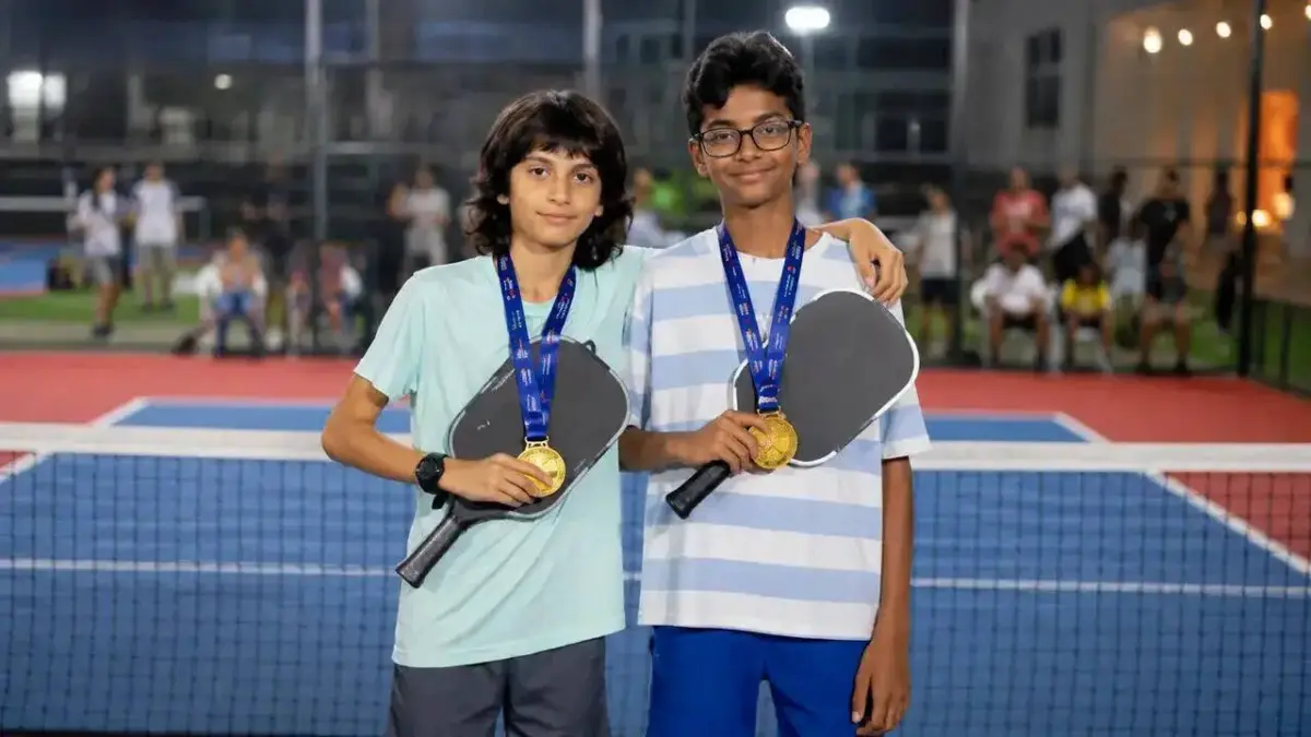 Aarin Ballani and Abir Mittal Triumph in U12 Boys' Doubles at Junior ...