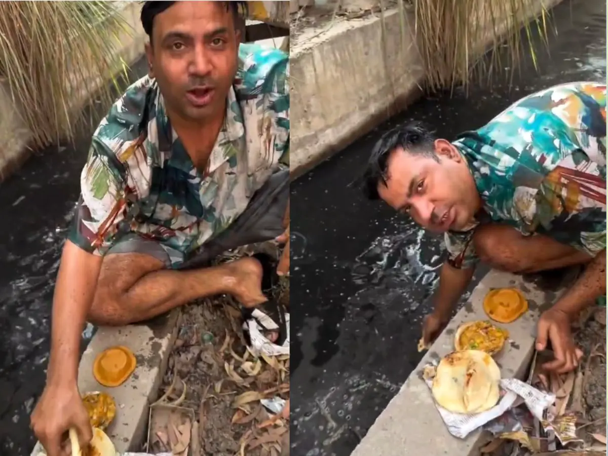 'Aaj Main Aaya Hoon Nala Cafe': Puneet Superstar Bathes In Sewage Water ...