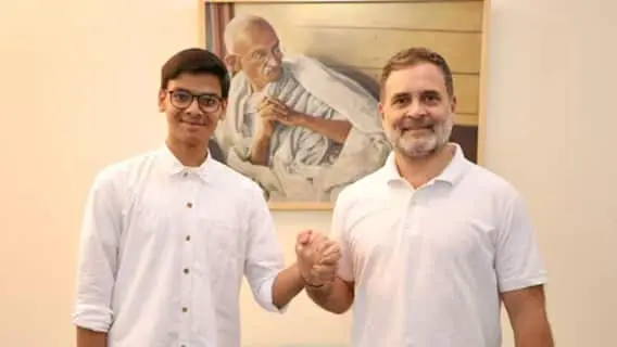 Rahul Gandhi Meets Tender Investigator Sidhant Who Exposed CBSE OSM Row ...
