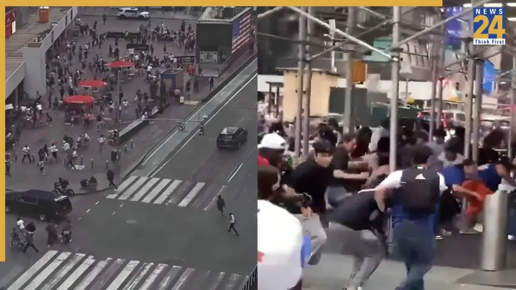 Times Square shooting: Shots fired at New York's iconic tourist hub ...
