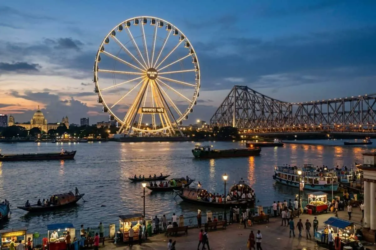 Kolkata Eye: লন্ডন আইয়ের ধাঁচে এবার 'কলকাতা আই' ! হাওড়া স্টেশনের কাছে ...