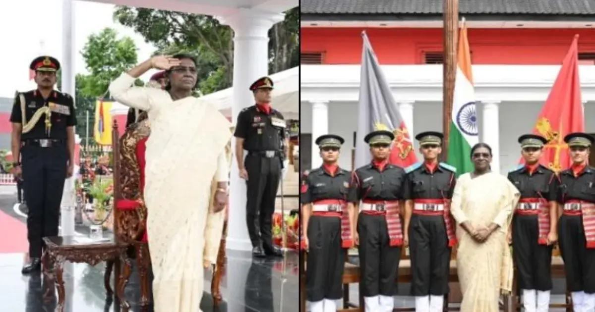President Murmu Reviews IMA Passing Out Parade; NDA Women Cadets ...