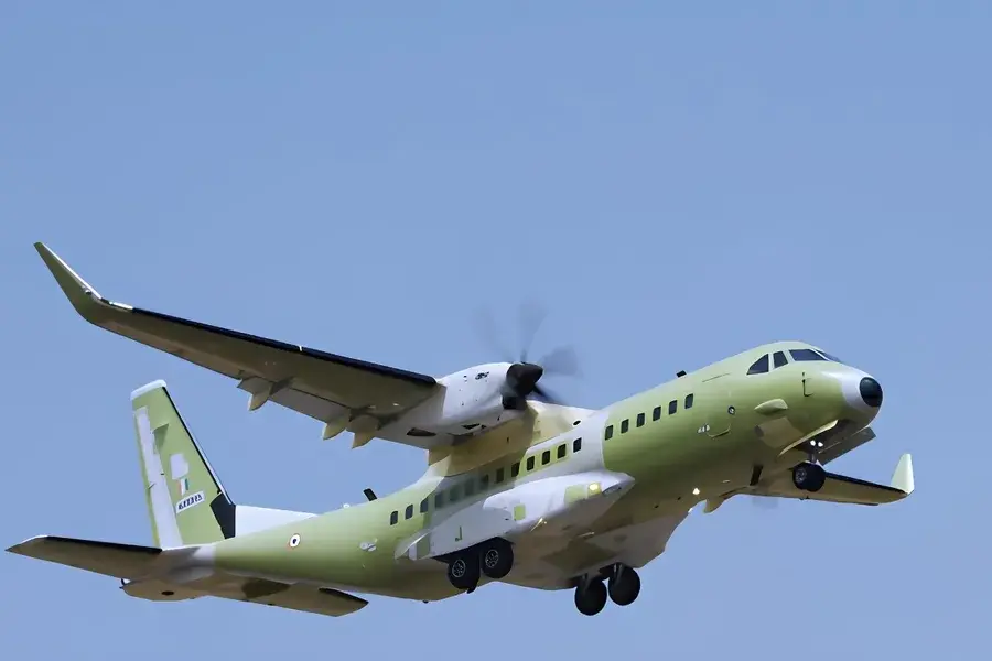 First Made-in-India C295 aircraft takes flight from Vadodara | Dailyhunt
