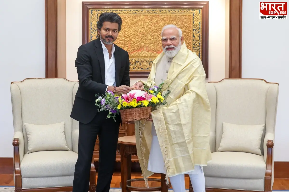 PM Modi Wishes Tamil Nadu Chief Minister Vijay On His 52nd Birthday ...