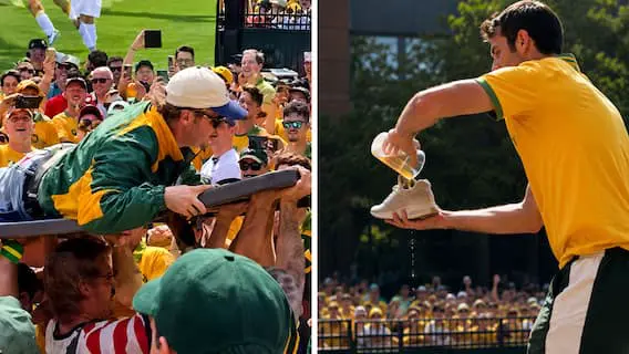 WATCH: Australian Fans Bring Beach Vibes & Surfboards To Seattle For ...