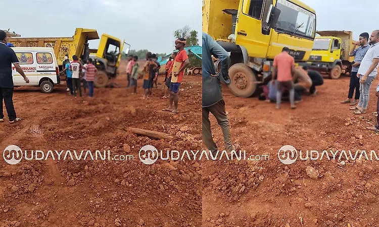Tipper lorry driver crushed to death after vehicle rolls backwards in ...