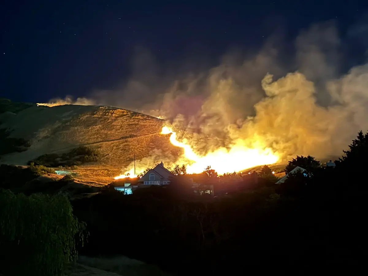 Salt Lake City Fire Today: Bonneville Wildland Blaze Erupts Near ...