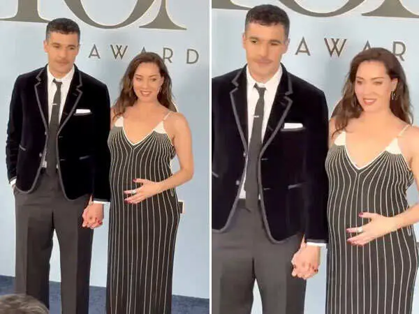 Pics: Aubrey Plaza Cradles Her Baby Bump at 2026 Tony Awards As She ...