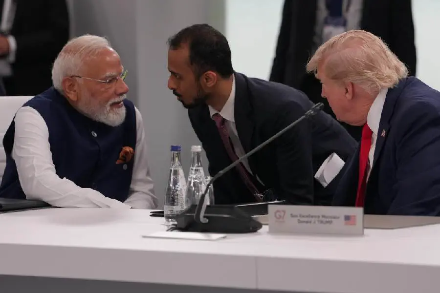 Modi, Trump meet, shake hands for first time in 16 months, but Indian ...