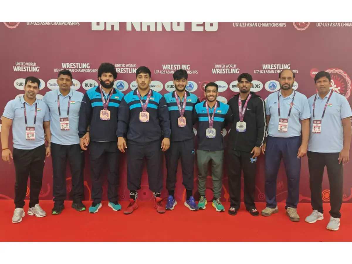 India wins five Greco-Roman medals at U23 Asian Championships | Dailyhunt