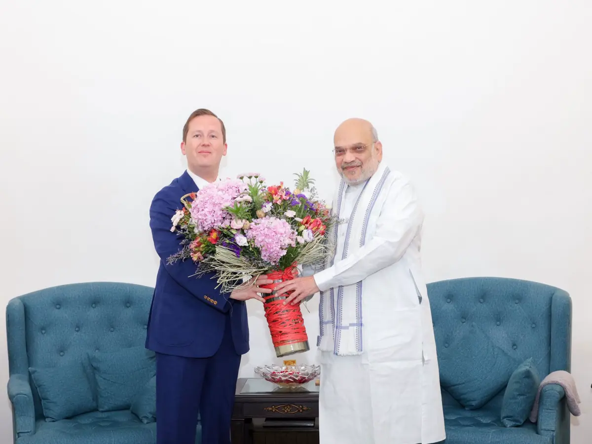 Amit Shah meets US Ambassador Sergio Gor, focusing on deepening ...