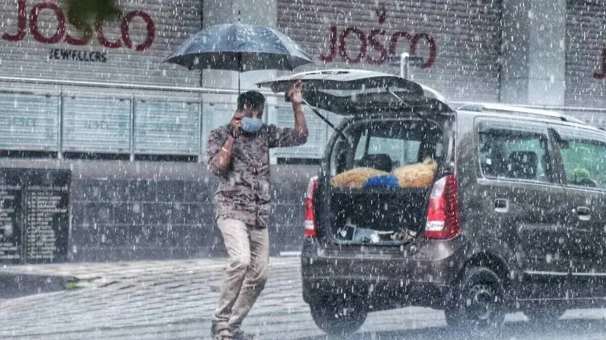IMD warns of very heavy rain in state today; three districts on orange ...