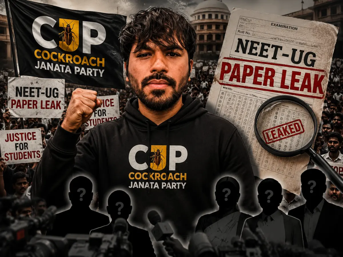 Cockroach Janata Party NEET-UG Paper Leak Protest: Check Date, Venue ...
