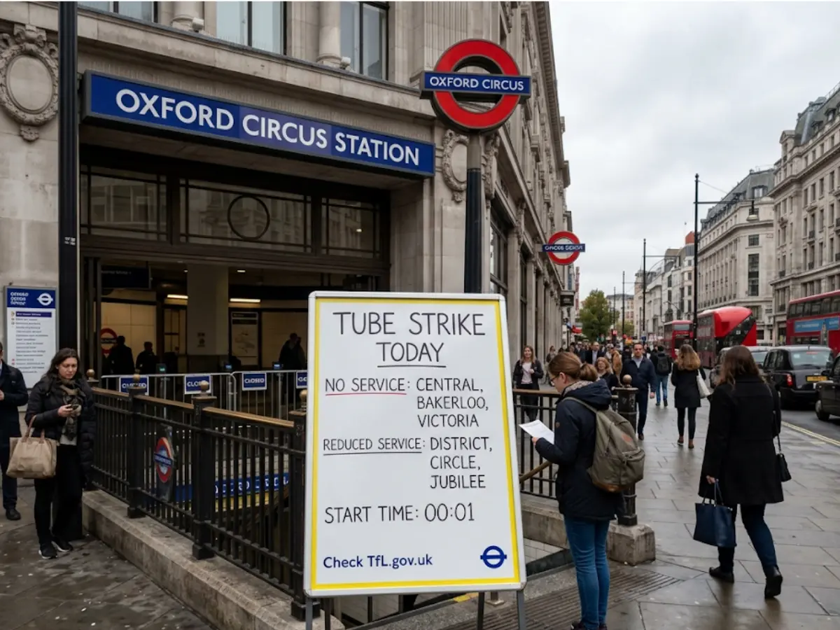 London Tube Strike: Here's the Full List of Affected Lines & Start Time ...