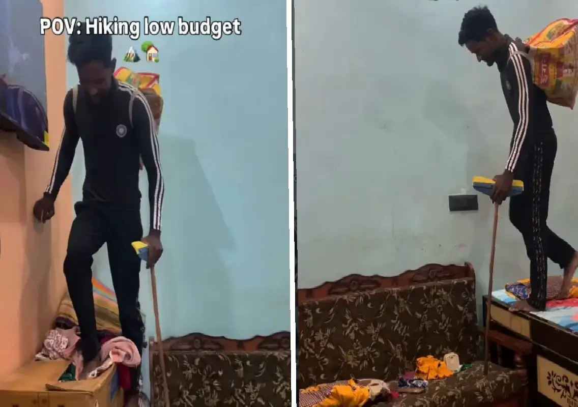 Budget hiking reel turns everyday home into an adventure | Dailyhunt