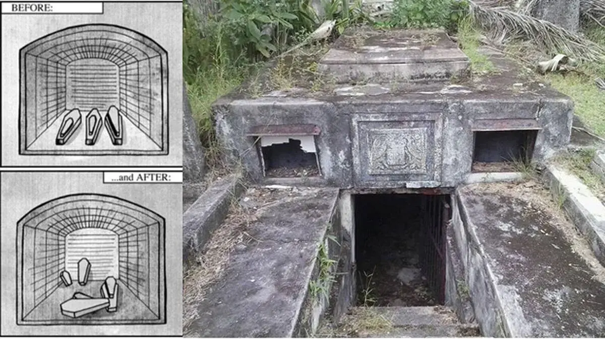 Where dead refuse to lie still: Caribbean vault where coffins moved on ...