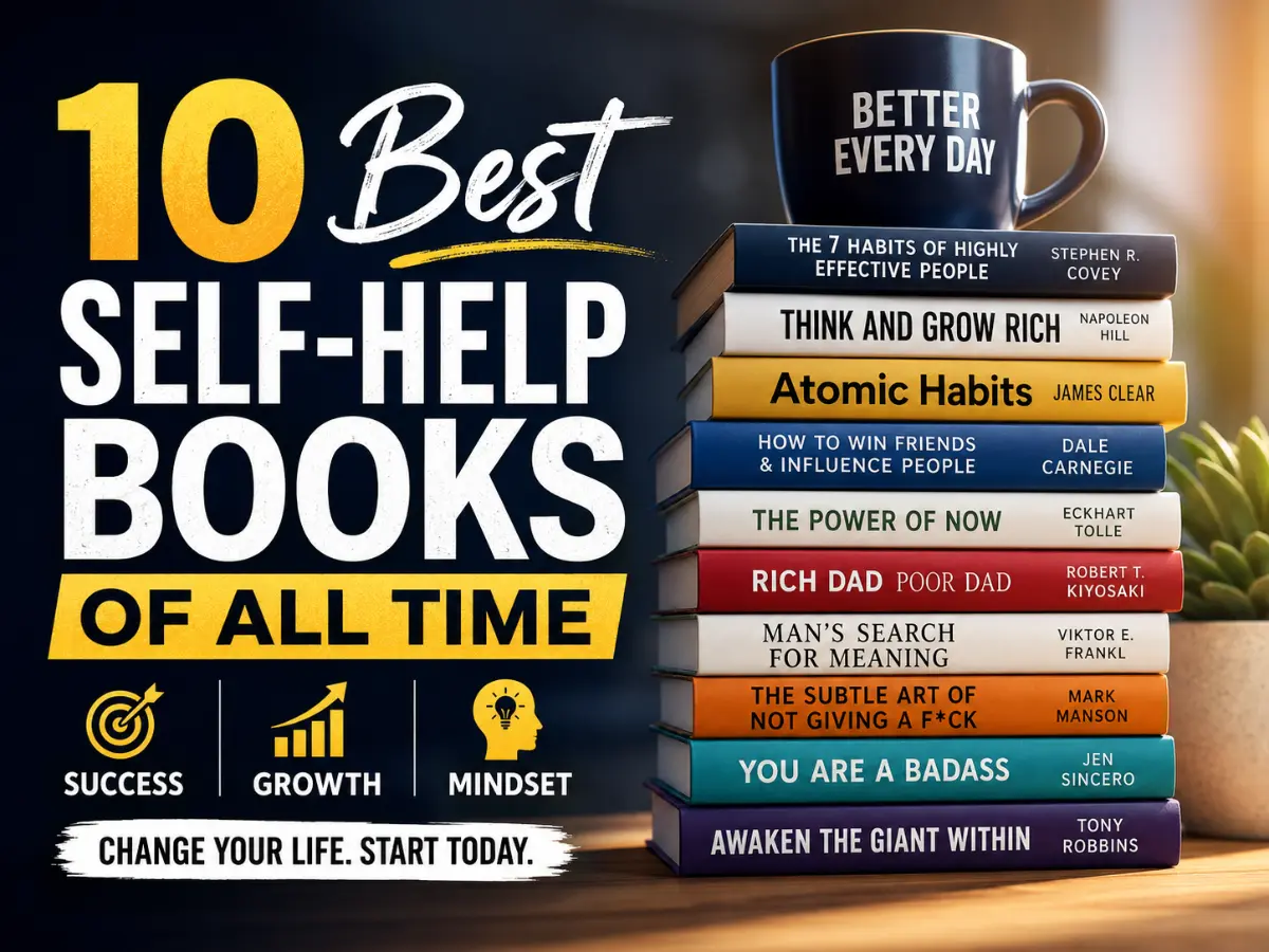 10 Best Self-Help Books of All Time for Success, Growth & Mindset ...