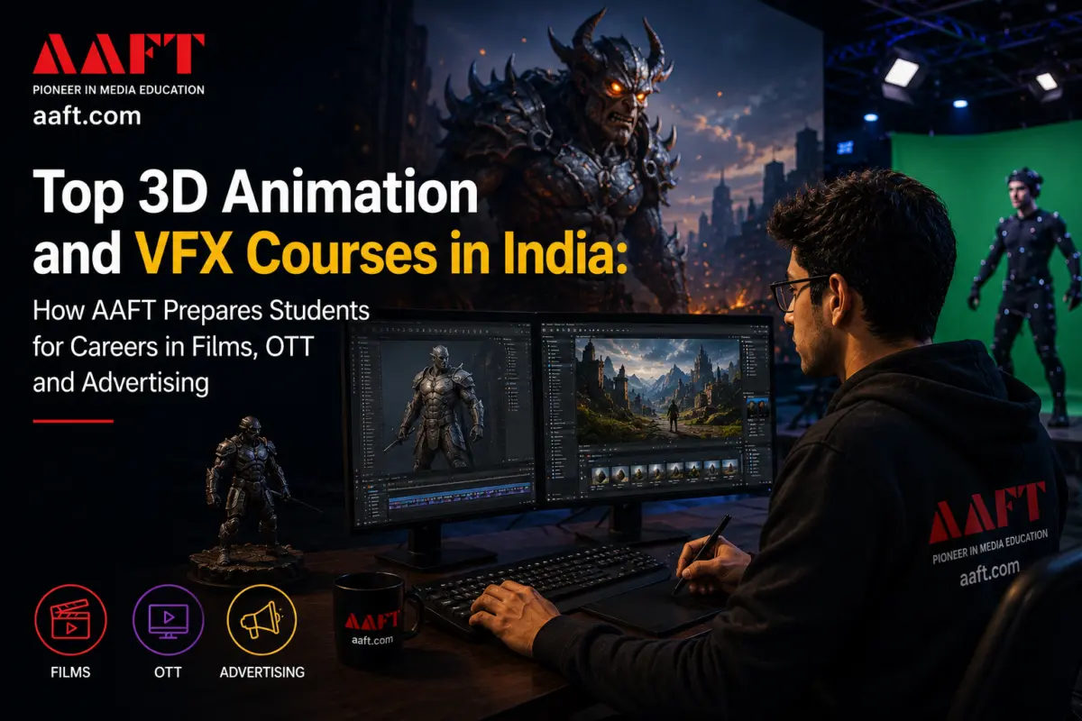 Top 3D Animation and VFX Courses in India: How AAFT Prepares Students ...