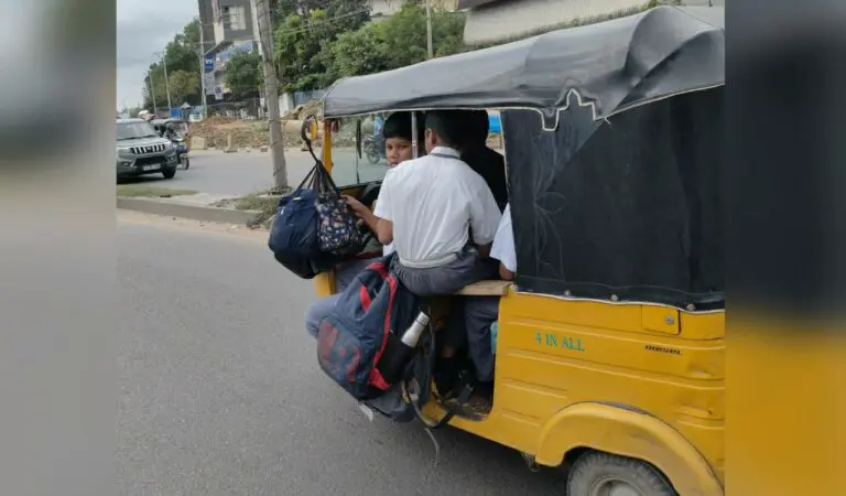 Hyderabad traffic police book 149 cases against overloaded school autos ...