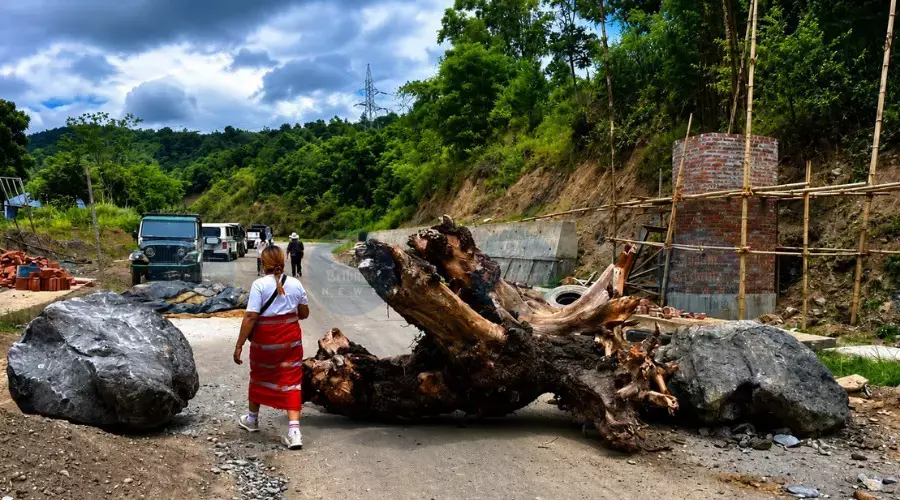 Manipur's NH-202 shut as Ukhrul groups protest forces' 'high-handedness ...