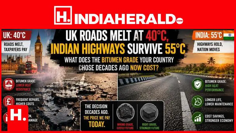 UK Roads Melt at 40°C. Why Do Indian Highways Survive 55°C? | Dailyhunt