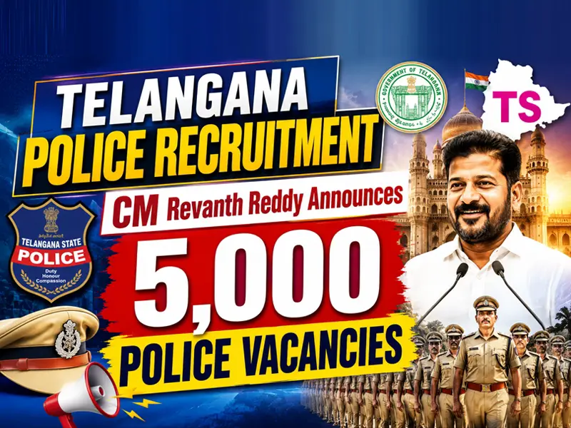 TG Police 5,000 Constable & SI Posts Recruitment 2026 Notification ...