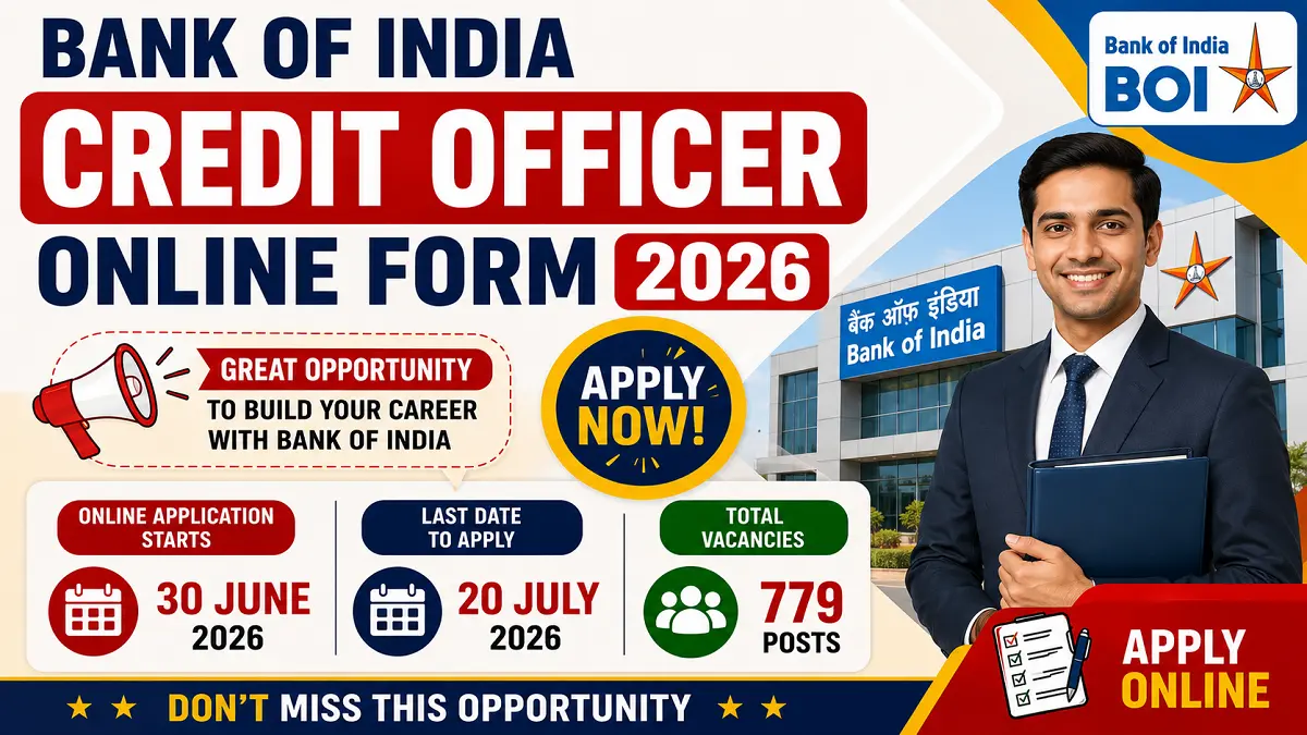 Bank of India Credit Officer Recruitment 2026 | Dailyhunt