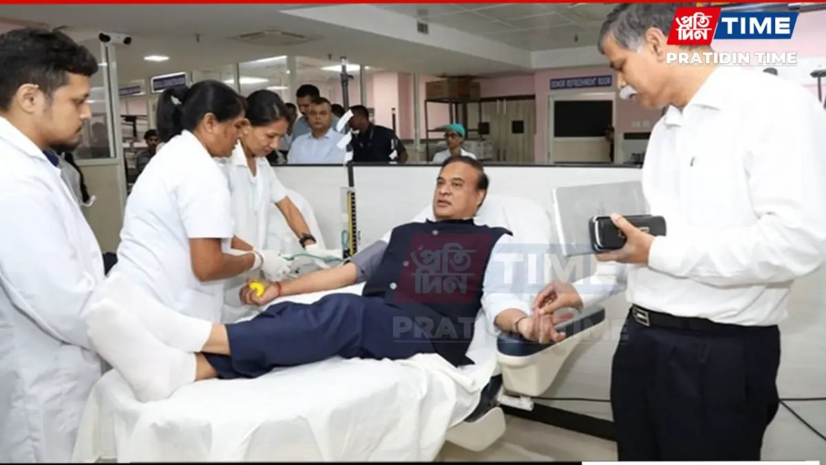 CM Himanta Biswa Sarma Extends Gratitude to Blood Donors on World Blood ...