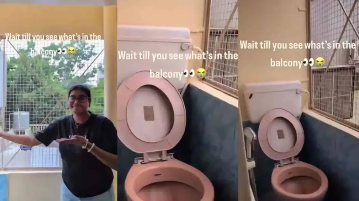 Balcony toilet in Bengaluru apartment sparks debate online | Dailyhunt
