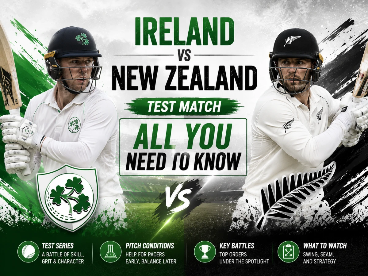 IRE vs NZ Test Match Day 1: Check Ireland vs New Zealand Date, Time ...