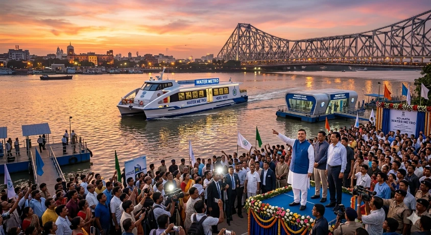 Kolkata Water Metro : কলকাতায় এবার চলবে ওয়াটার মেট্রো, ঐতিহাসিক ঘোষণা ...