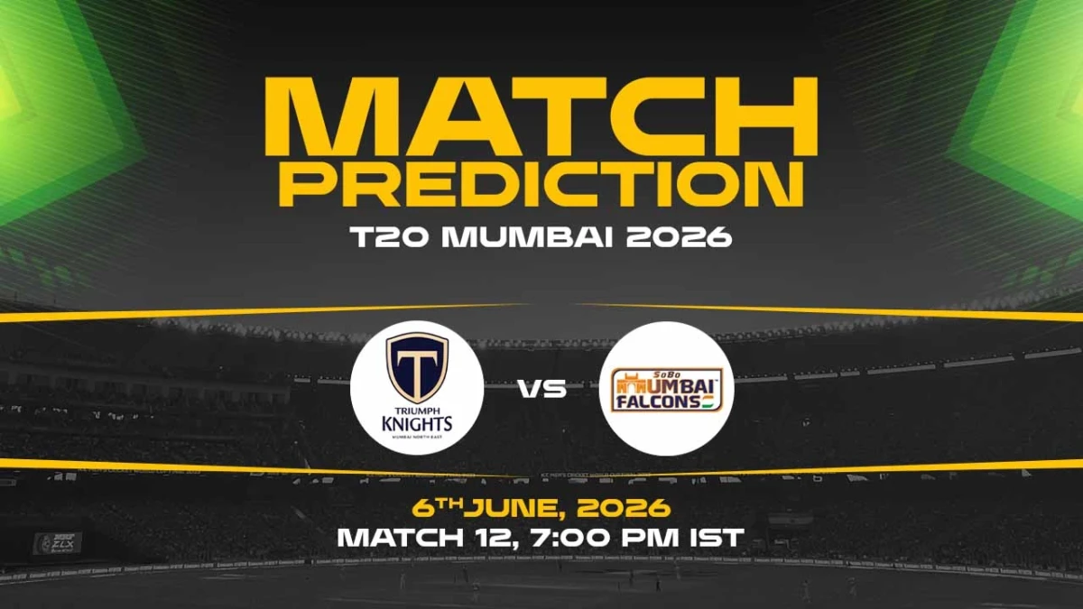 TKMNE vs SBMF Match Prediction - Who Will Win T20 Mumbai 2026 Match 12 ...