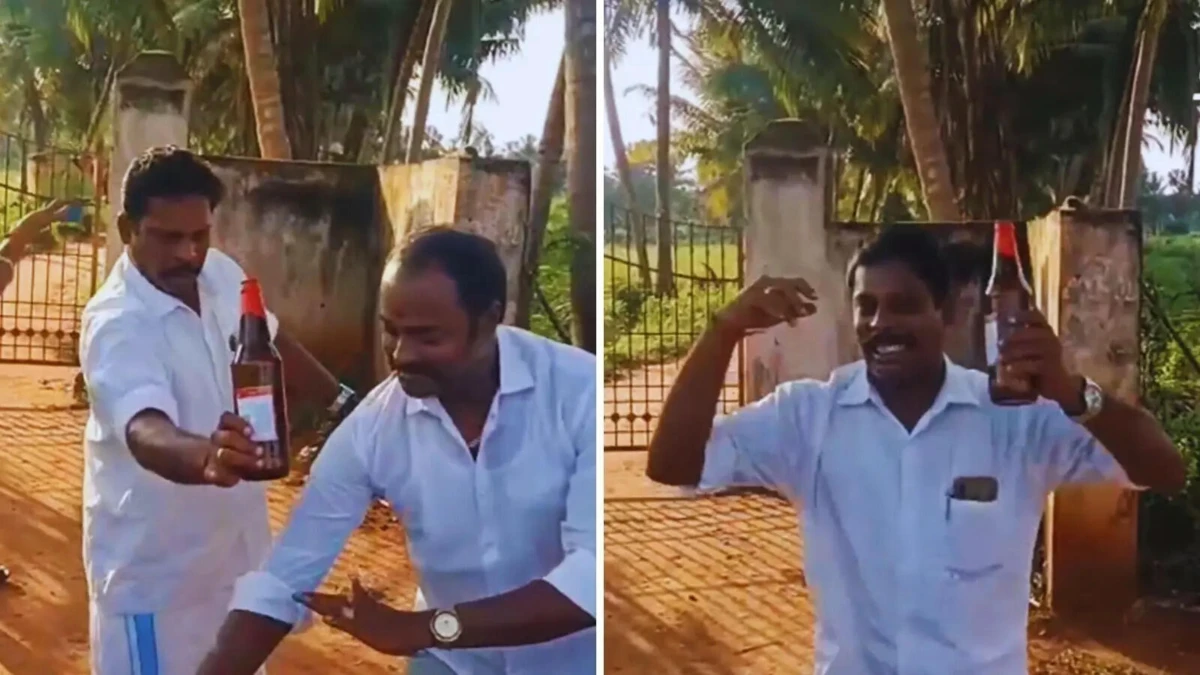 கையில் மதுபாட்டிலோடு ஆட்டம் போட்ட தஞ்சை தவெக MLA.. வைரல் வீடியோ ...