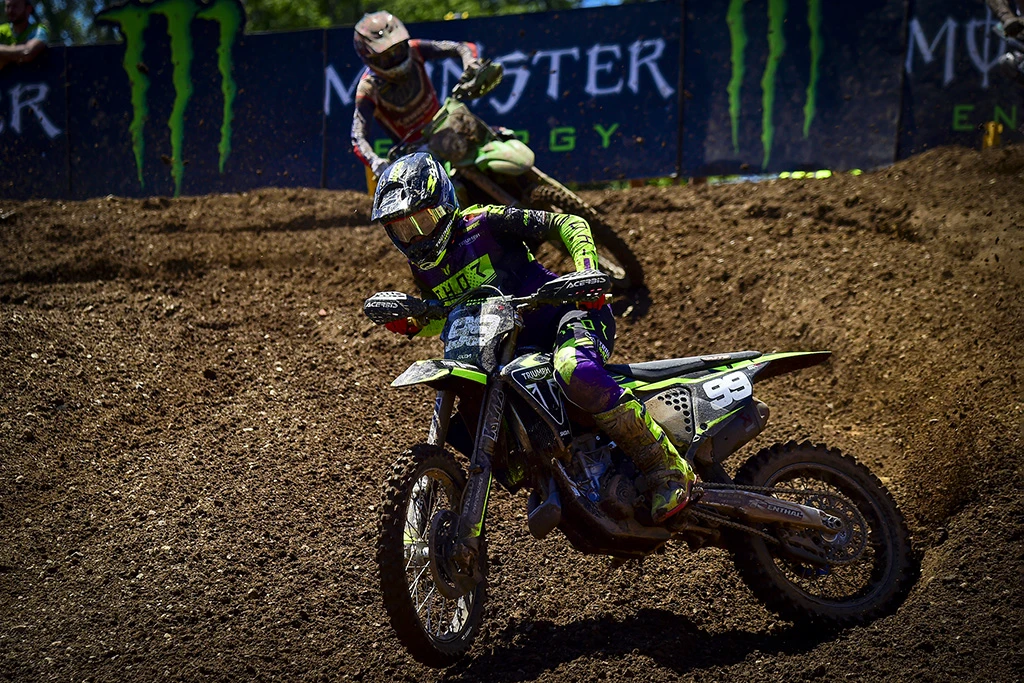 Triumph shines in France as TF 250-X dominates MX2 with double victory ...