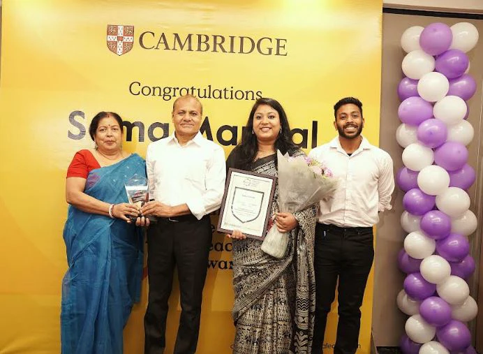 India Teacher Wins 2026 Global Cambridge Dedicated Teacher Award ...