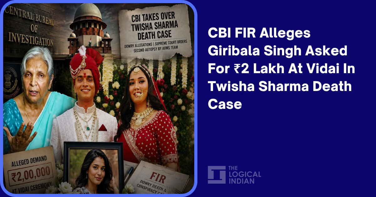 CBI FIR Alleges Giribala Singh Asked For ₹2 Lakh At Vidai In Twisha ...