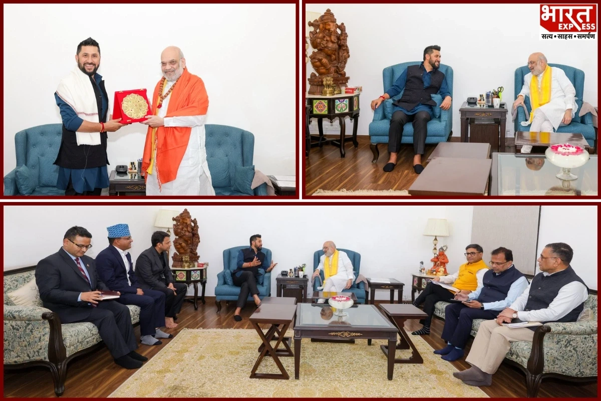 Amit Shah Holds Talks With Nepal Delegation Led By Rabi Lamichhane ...
