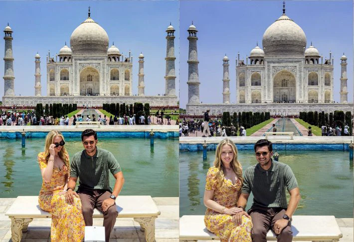 Donald Trump's daughter Tiffany Trump visits Taj Mahal with Husband ...