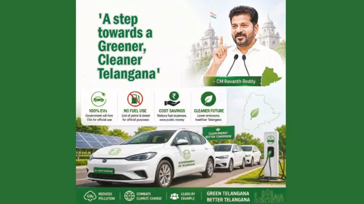 TG to hire EVs, stop fuel use for official purposes | Dailyhunt