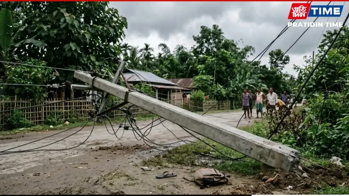 Assam: Concrete Pole Falls on Child in Jonai, Victim Critical | Dailyhunt
